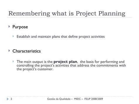 Cmmi Project Planning Presentation Ppt