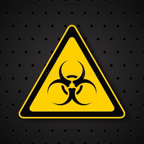 Symbol Zagrożenia Biologicznego Ilustracji - Ilustracja złożonej z ...
