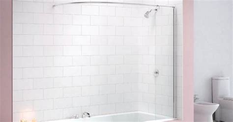 Merlyn Curtain Rail Bath Screen Mb5 Bathroom Supplies Online