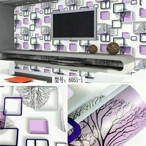Jual Sticker Dinding Kotak 3d 10m X 45cm Wallpaper Dinding Di Seller