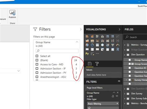 solved new filter experience remove trailing counts microsoft