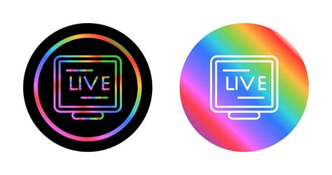 Live Stream Vector Icon 40004801 Vector Art At Vecteezy