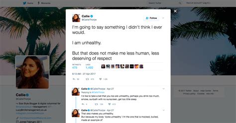 Viral Tweets Unhealthy Fat Shaming Body Size Concern