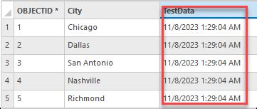 How To Populate A Date Field With A Current Date Using Arcade In ArcGIS Pro