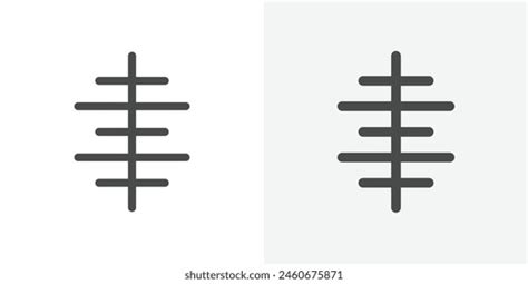 Center Align Icon Set Typography Alignment Stock Vector Royalty Free