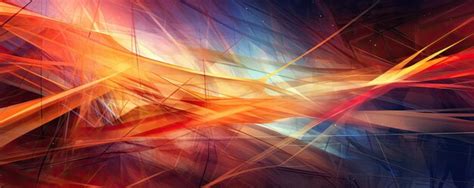 Premium Ai Image Dynamic Abstract Background With Intersecting Lines And Vibrant Geometric