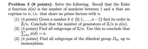 solved problem 3 8 ﻿points solve the following recall
