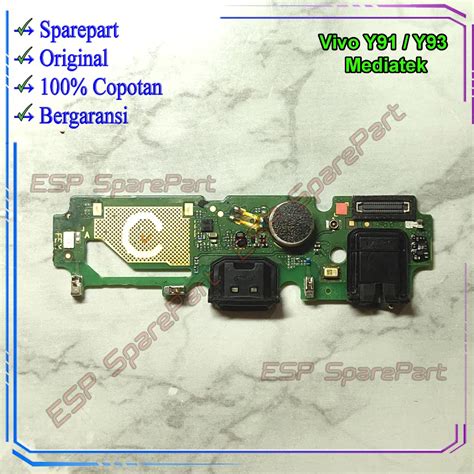 Jual Vivo Y91 Y93 Y95 Mtk Papan Konektor Cas Pcb Ui Board Charger Mesin Bawah Copotan Shopee