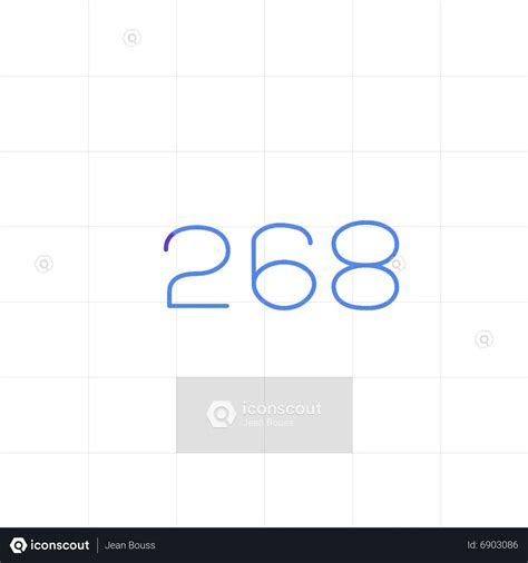 Number 268 Animated Icon Download In Json Lottie Or Mp4 Format