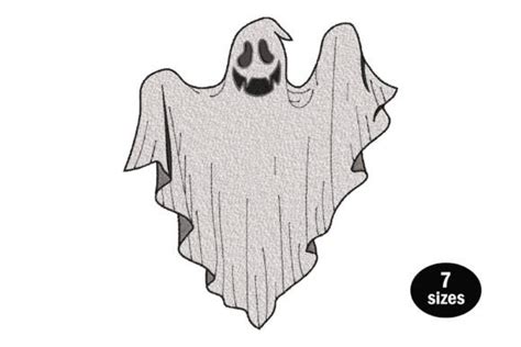 Scary Ghost Boo Halloween · Creative Fabrica