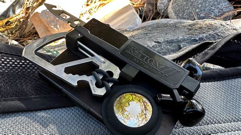 KaTTON slim wallet multitool has a compact, functional & fun design