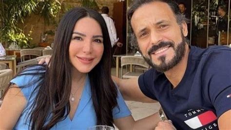 يوسف الشريف يهنئ زوجته بعيد زواجهما الـ 14 بحمد ربنا أنه رزقني بيكي