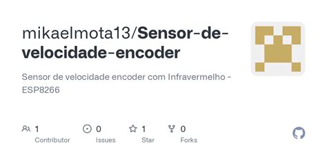 GitHub Mikaelmota Sensor De Velocidade Encoder Sensor De Velocidade Encoder