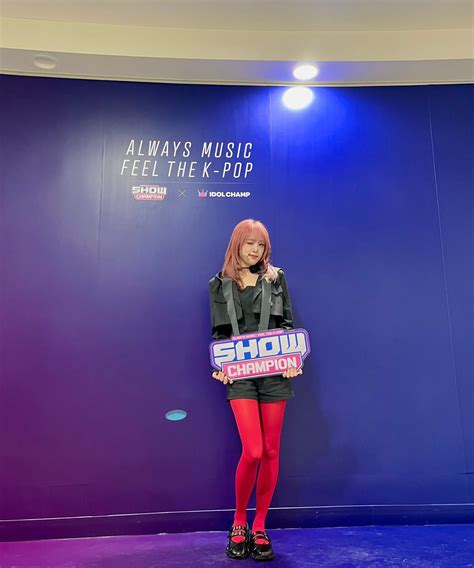 240124 Show Champion Twitter Update Yena Kpopping