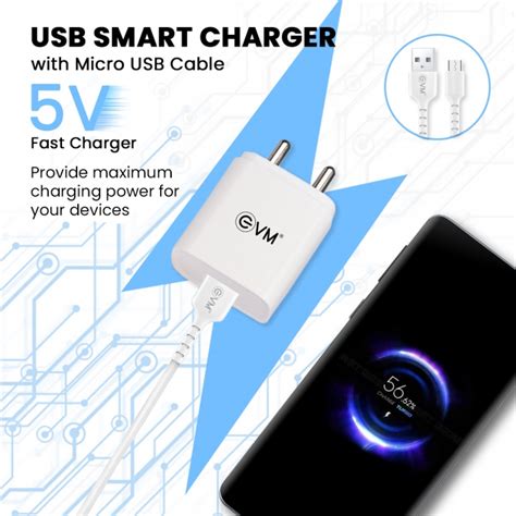 Evm Usb Smart Charger Micro Usb Cable