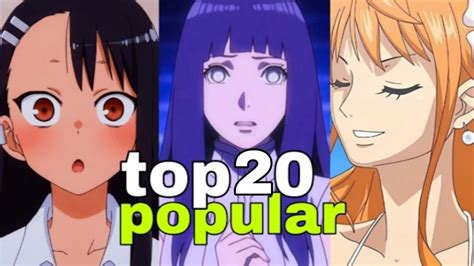 Top20 Popular Anime Girls Youtube