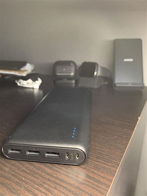 My Anker Powercore 26 800 MAh Features 3 USB Ports And Two Micro USB