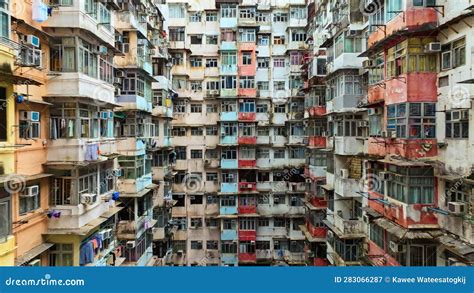 Yick Cheong And Yick Fat Old Apartment House Exterior Architecture In