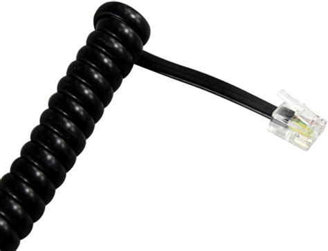 Saisn Cable Modular Para Teléfono En Espiral Para Teléfono 15 Pies