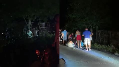 Ônibus Que Levava 56 Turistas Tomba Em Rodovia No Pará • Dol