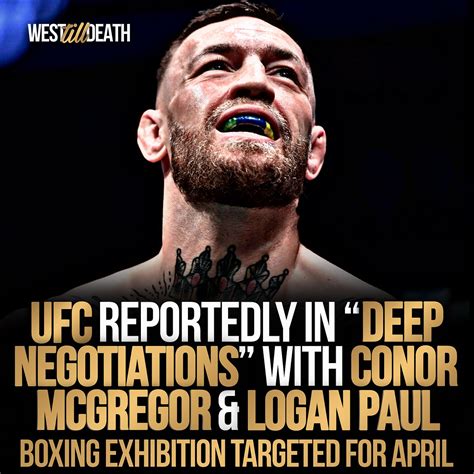 Mcgregor Vs Paul Is Getting Closer And Closer To Being Finalized This