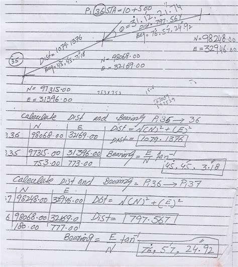 How To Calculate Distance And Bearing Between Coordinates Engineering Information Hub
