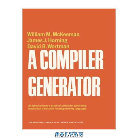 دانلود کتاب a compiler generator بلیان