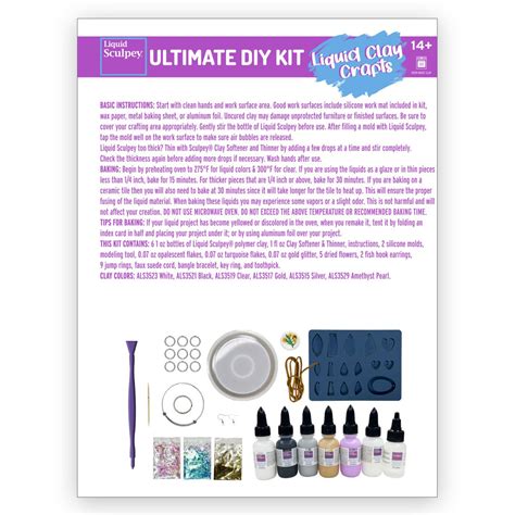 Polyform Ultimate Diy Kit Liquid Clay Crafts New Worldofcraft