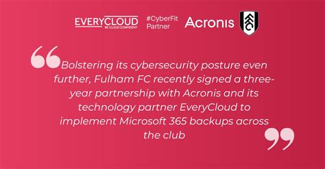 Everycloud It Security On Linkedin Fulhamfc Cybersecurity