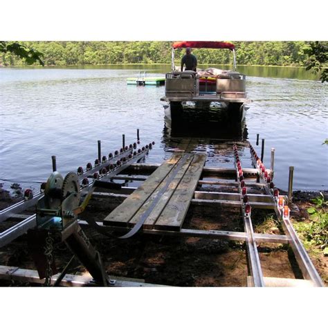 Roll N Go Pontoon Boat Roller Ramp System Aqua Gear Supply