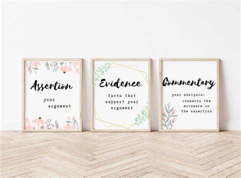 High School English Classroom Posters Middle School English Etsy