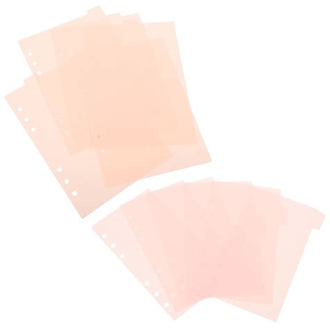 2 Sets Of Notebook Dividers Notepad Binder Dividers Detachable Index Pages Binder Dividers