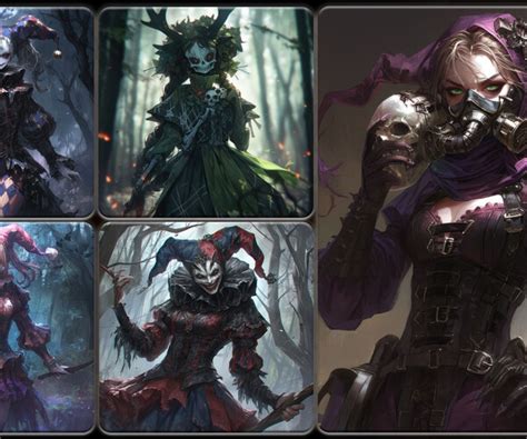 Artstation 410 Female Jester Reference Pack 4k V2 Artworks