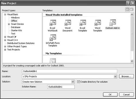 Creating An Outlook AddIn In VSTO Visual Studio Tools For Office