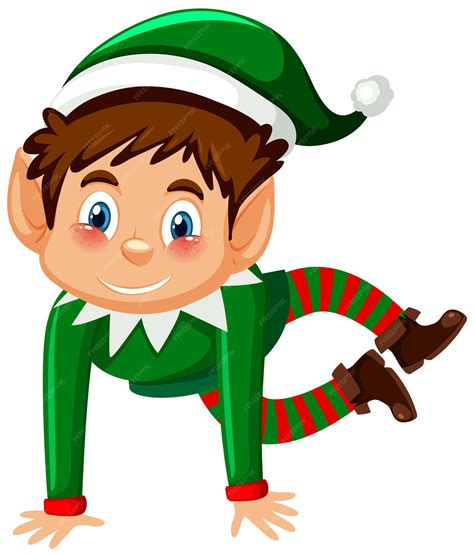 Funny Elf Clipart