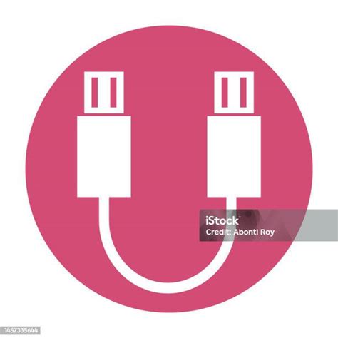 케이블 Usb 연결 아이콘 0명에 대한 스톡 벡터 아트 및 기타 이미지 0명 Usb 케이블 검은색 Istock