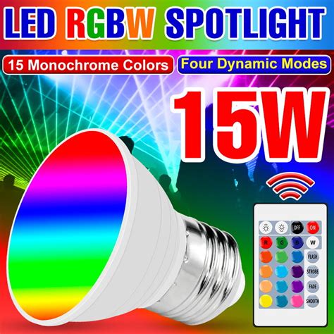 ไฟสปอร์ตไลท์ Rgb E14หลอดไฟ Led 220v Gu10โคมไฟดักแมลงอัจฉริยะสำหรับการตก
