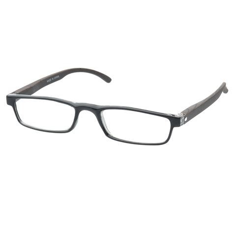 Mlc Eyewear Dillon Rectangle Reading Glasses 100 In Black