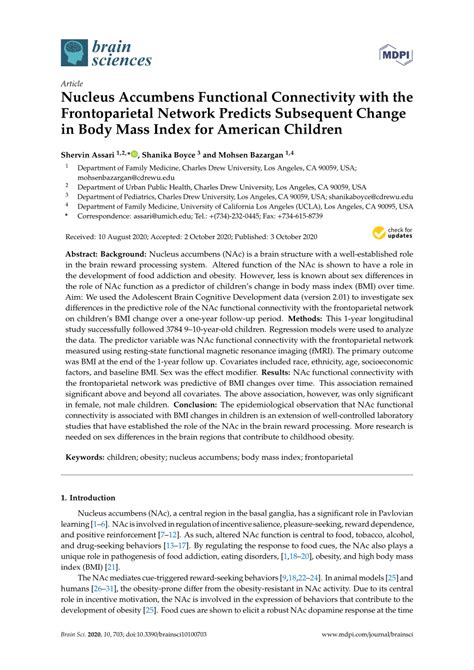 Pdf Nucleus Accumbens Functional Connectivity With The Frontoparietal Network Predicts