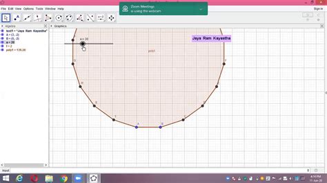 How To Construct Dynamic Polygon Inside Circle Youtube
