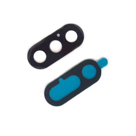 10pcs For Iphone X Rear Back Camera Glass Lens Cover With Sticker