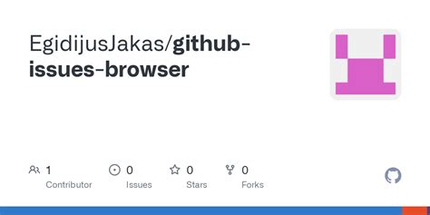 Github Egidijusjakas Github Issues Browser