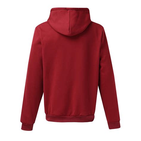 Mens Solid Color Oversized Sweatshirts Long Sleeve Zipper Hoodies For