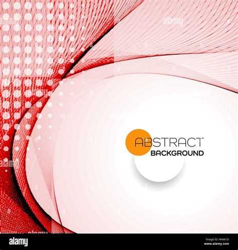 Vector Abstract Color Red Wave Design Element Stock Vector Image And Art Alamy