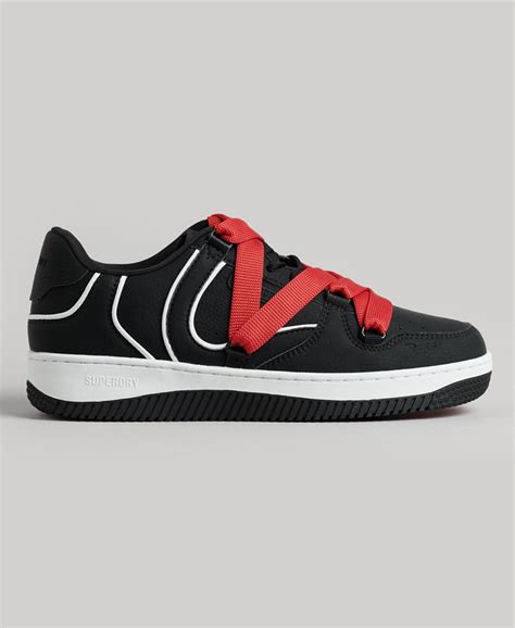 Dames Stevige Code Sneakers Met Veters Zwart Superdry Nl