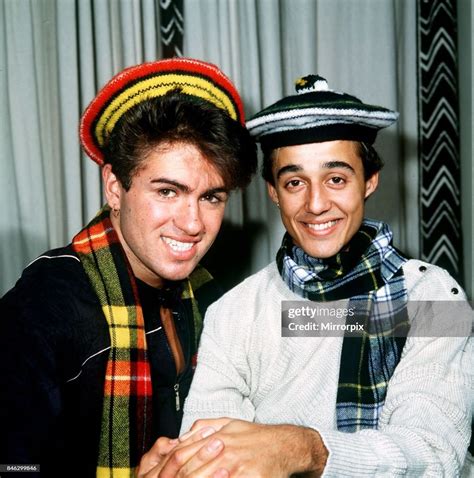 Wham Pop Group At Daily Record Offices Glasgow Scotland 1983 News
