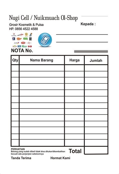 Nota Pulsa Ruang Ilmu