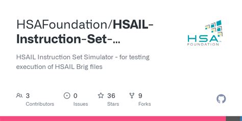 Github Hsafoundationhsail Instruction Set Simulator Hsail