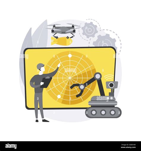 Military Robotics Abstract Concept Vector Illustration Stock Vector Image And Art Alamy