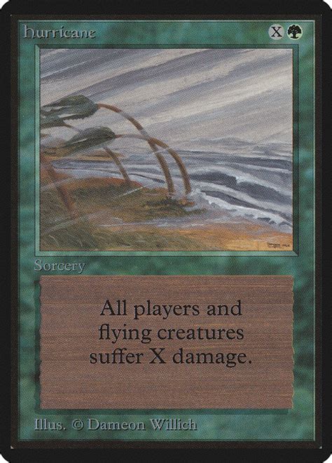 Hurricane · Limited Edition Beta Leb 201 · Scryfall Magic The